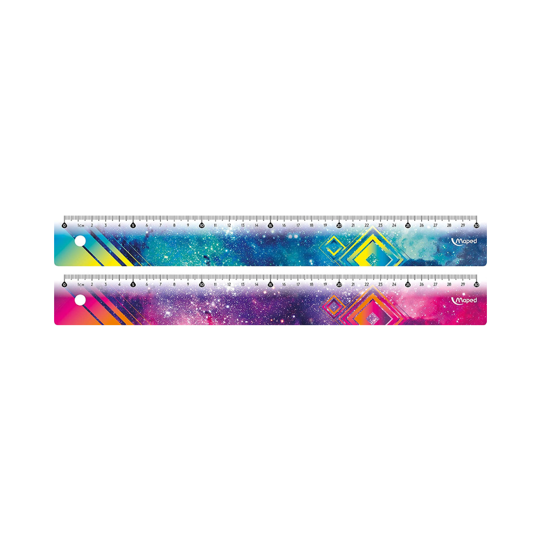 Regla Decorada Cosmic 30 cm MAPED – Rimsory