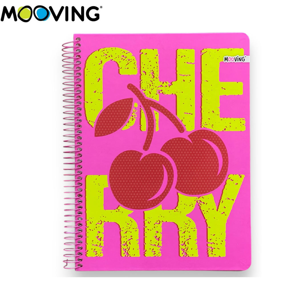 Cuaderno T/Carta Rocker Cherry 3 Materias Papel Premium 80 Grs 105 ...